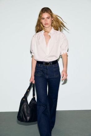 Gerard Darel Blouse en popeline de coton - ANNYR - Blanc