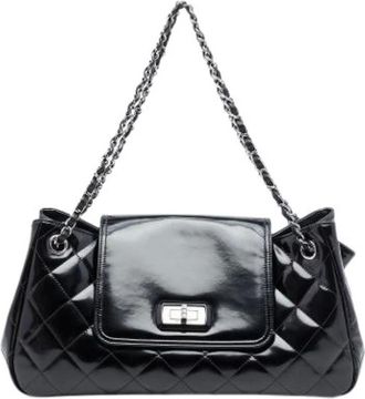 Chanel Sac bandouli&egrave;re vintage Pre-owned - Femme - Pre-owned - Noir - Taille: ONE Size