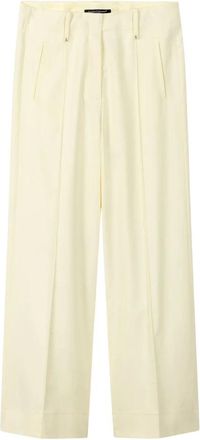 Luisa Cerano Femme, Pantalons, Jaune, Taille: 42 FR Wide Pantalons