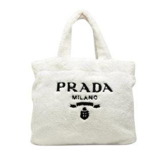 Prada Pre-owned Terry Cloth Tote Bag - - Pre-owned - Damen - Wei&szlig; - ONE SIZE