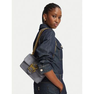Just Cavalli Handtasche Just Cavalli Iconic Snakes 81RA4BAF ZSE74 Grau