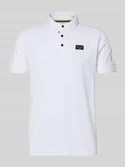 PME Legend Slim Fit Poloshirt mit Label-Stitching Modell TRACKWAY