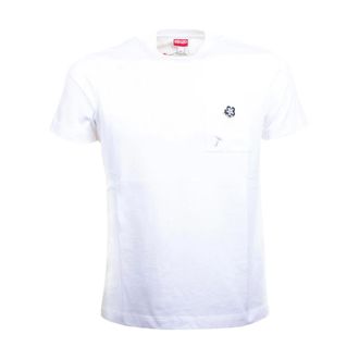 Kenzo Femme, Tops, Blanc, Taille: L Logo Pin T-Shirt