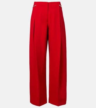 Sportmax Weite High-Rise-Hose