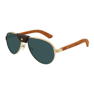 Cartier Ct0495S 002 Sonnenbrillen - - Accessories - Herren - Gelb - 59 MM