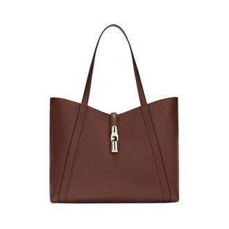 Furla Goccia L Tote - Femme - Sacs - Brun - Taille: ONE Size
