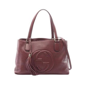 Gucci Pre-owned Soho Interlocking G 2way tote bag - - Pre-owned - Damen - Rot - ONE SIZE