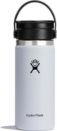 Hydro Flask Thermos Isotherme de Voyage 473 ml (16 oz) - Caf&eacute; - Acier Inoxydable - Isolation &agrave; double paroi - Bouchon pour Siroter Antifuite - Ouverture Large - B