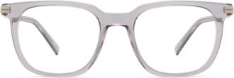 Ermenegildo Zegna lunettes de vue rectangulaires - Gris