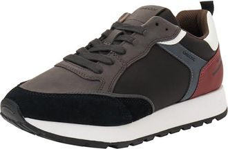Geox Homme U Partenio B Basket, DK Coffee Black, 42 EU