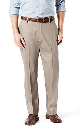 Dockers Pantalon Signature Kaki 2.0 Coupe Classique décontracté, Loup en Bois, 30 W/32 L Homme