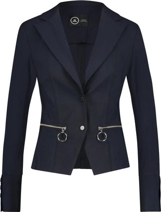 Jane Lushka Blazer Milano - - Jackets - Damen - Blau - S