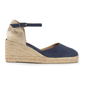 Castaner Femme, Chaussures, Bleu, Taille: 38 EU Carol Wedge Espadrille