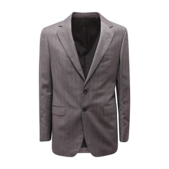 Gucci Wolljacke Drop 7 Gef&uuml;ttert - - Jackets - Herren - Grau - M