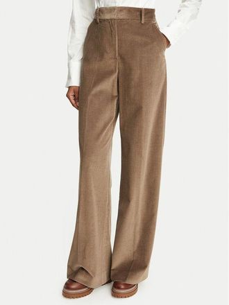 Max Mara Stoffhose Tania 2625136012 Hellbraun Regular Fit