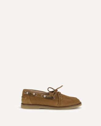 Pinko Suede Grace Loafers Female 36