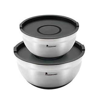 Bergner Q3045 R&uuml;hrsch&uuml;ssel-Set, Edelstahl, Kollektion Foodies