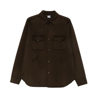 Aspesi Freizeit-Hemd aus Seide & Nylon - - Shirts - Herren - Braun - XL