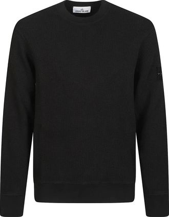 Stone Island Homme, Sweatshirts et sweats &agrave; capuche, Noir, Taille: XL Basic Logo SweaT-shirt