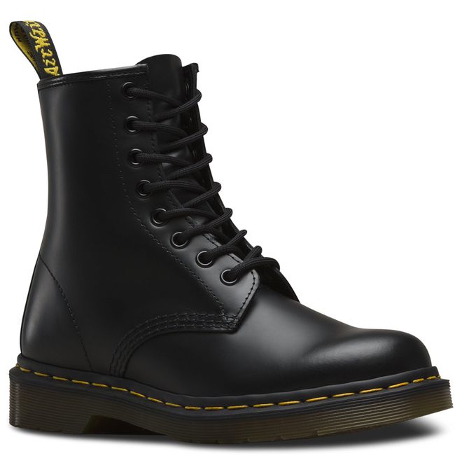 1460 MONO Smooth BLACK, Unisex-Erwachsene Combat Boots, Schwarz (Black), 40 EU (6.5 Erwachsene UK)