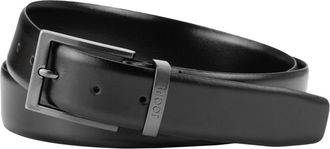 Joop Glattledergürtel mit Gravur auf Durchzugschlaufe in