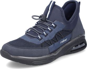 Rieker Damen Schnürstiefeletten M5658, Frauen Stiefeletten, lose Einlage,schnürboots,übergangsschuhe,Boots,Stiefel,Bootee,blau (14),41 EU / 7.5 UK