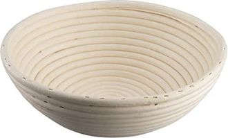 Zenker Gärkorb rund Ø27 cm - Gärkörbchen aus natürlichem Rattan für selbstgemachtes Brot - Versorgt Teig mit Sauerstoff für lockere und luftige Brote