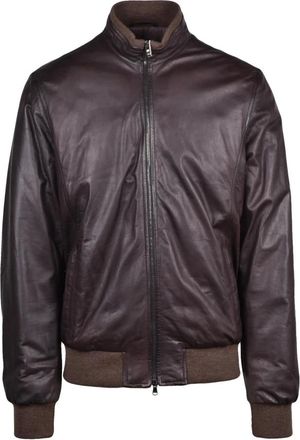 Barba Homme, Vestes, Brun, Taille: 2XL Giubbotto in pelle