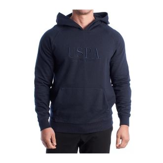 U.S.Polo Association Fleecegef&uuml;tterter Hoodie - - Sweatshirts & Hoodies - Herren - Blau - M
