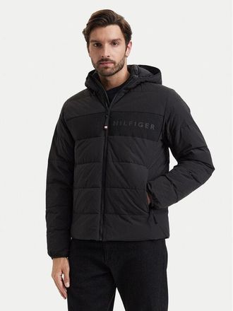 Tommy Hilfiger Winterjacke MW0MW45273 Schwarz Regular Fit