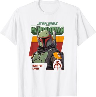 Star Wars The Mandalorian Boba Fett Lives T-Shirt