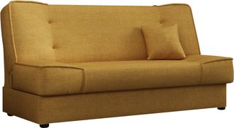 Mirjan24 Schlafsofa Gemini mit Bettkasten, 3 Sitzer Sofa, Couch mit Schlaffunktion, Bettsofa Schlafsofa Polstersofa Farbauswahl Couchgarnitur (Enjoy 12)