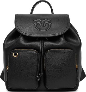 Pinko Rucksack PINKO Carrie Backpack Al 25-26 PLTT 104351 A29Q Schwarz
