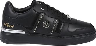 Philipp Plein Low-Top Sneaker - Mix Cut Studs Low Top Sneakers Black - Gr. 41 (EU) - in Schwarz - für Damen