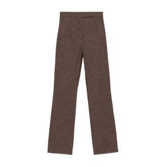 Max Mara Damen, Hosen, Braun, XSGr&ouml;&szlig;e