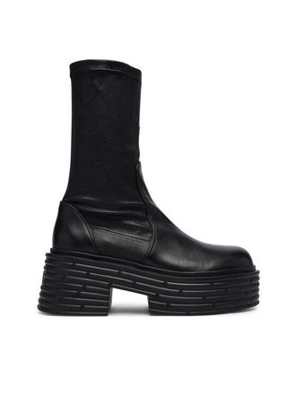 AGL Stiefeletten Lignes Stretch D783506PGK Schwarz