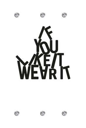 Queence Designer-Garderobe | Wandgarderobe | Flurgarderobe | Garderobenhaken | Garderobenpaneel | Urban Look | Kleiderst&auml;nder | Kleiderablage | Garderobenst&auml;n