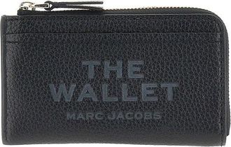 Marc Jacobs Grained leather zip wallet Woman One Size