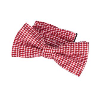 DonDon Edle karierte Fliege bzw. Schleife mit Haken - bereits gebunden und verstellbar