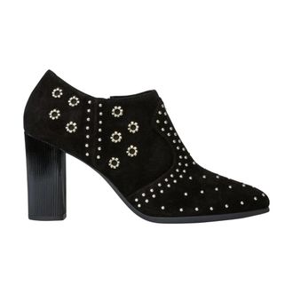 Geox Stiefeletten mit spitzer Kappe und Absatz - - Shoes - Damen - Schwarzk - 39 1/2 EU