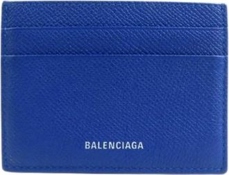 Balenciaga unisex, Pre-owned, Bleu, Taille: ONE Size Portefeuille en cuir Pre-owned