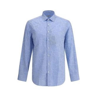 Etro Hemd mit Paisley-Muster und klassischem Kragen - - Shirts - Herren - Blau - L