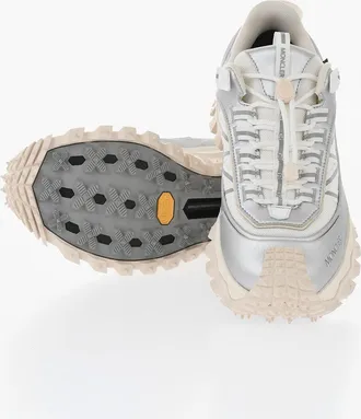 Moncler Low-Top Two-Tone Sneakers With Engraved Logo Moncler
