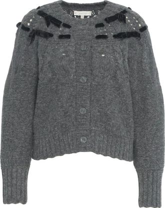 LoveShackFancy Loveshackfancy, Femme, Pulls, Gris, Taille: 42 FR Clementian Cardigan