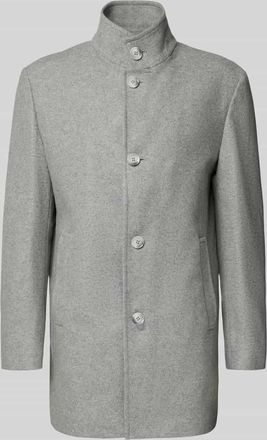 Strellson Regular Fit Wollmantel mit Stehkragen Modell FINCHLEY