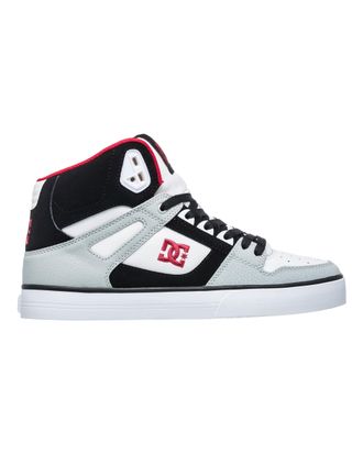 DC Herren Pure High-Top Wc Sneaker, Deep Red/White, 42.5 EU