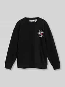 Tom Tailor Denim Relaxed Fit Sweatshirt aus Baumwoll-Mix mit Peanuts-Print