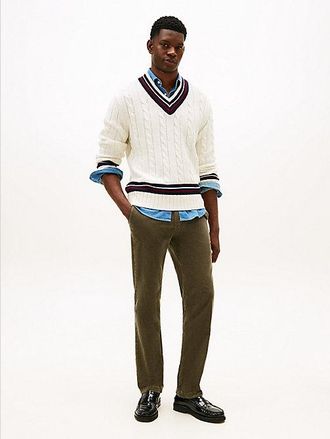 Tommy Hilfiger Chino droit Denton en velours côtelé