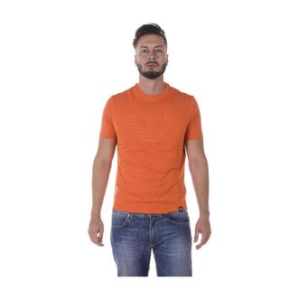 Armani Jeans Casual T-Shirt Sweatshirt - - Tops - Herren - Orange - M