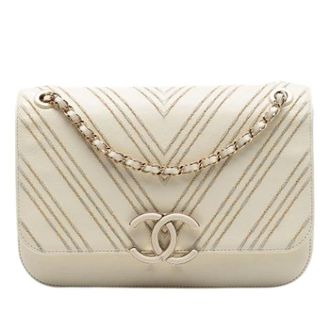 Chanel Pre-owned Vintage Crossbody Bag - - Pre-owned - Damen - Wei&szlig; - ONE SIZE